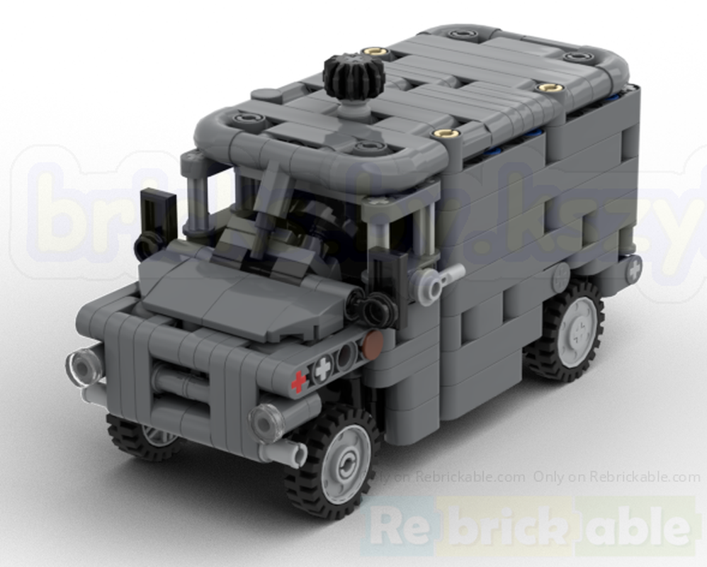 LEGO MOC-250242 Nysa 522 Cargo Van – Vintage Polish Van by kszyh ...