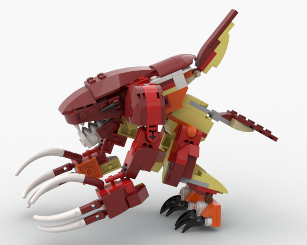 LEGO MOC-250272 Fierce monster by Corydoras | Rebrickable - Build with LEGO