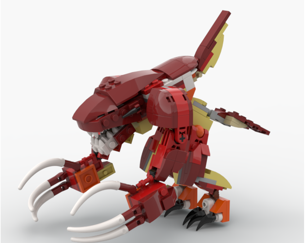 LEGO MOC-250272 Fierce monster by Corydoras | Rebrickable - Build with LEGO