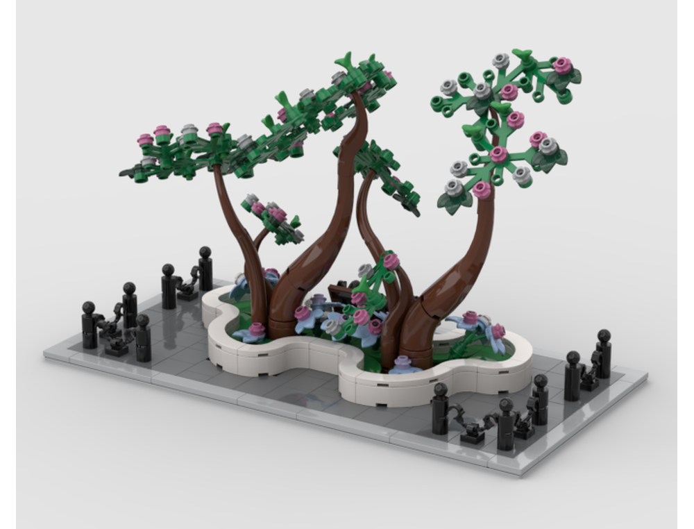 LEGO MOC-250283 Modular Park Version 2 by bergebricks | Rebrickable ...