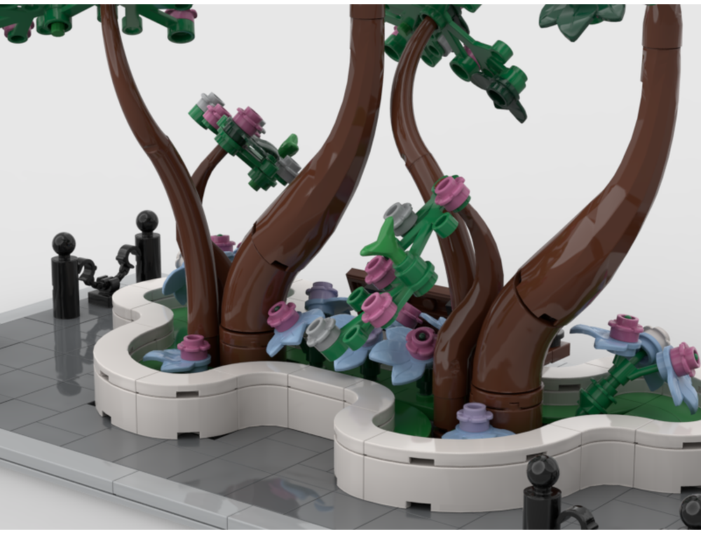 LEGO MOC-250283 Modular Park Version 2 by bergebricks | Rebrickable ...