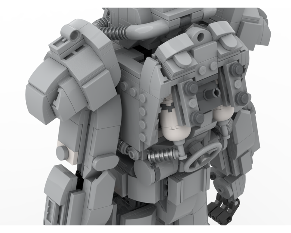 LEGO MOC-250335 T-60 Power Armor by Mojave-Ghoul | Rebrickable - Build ...