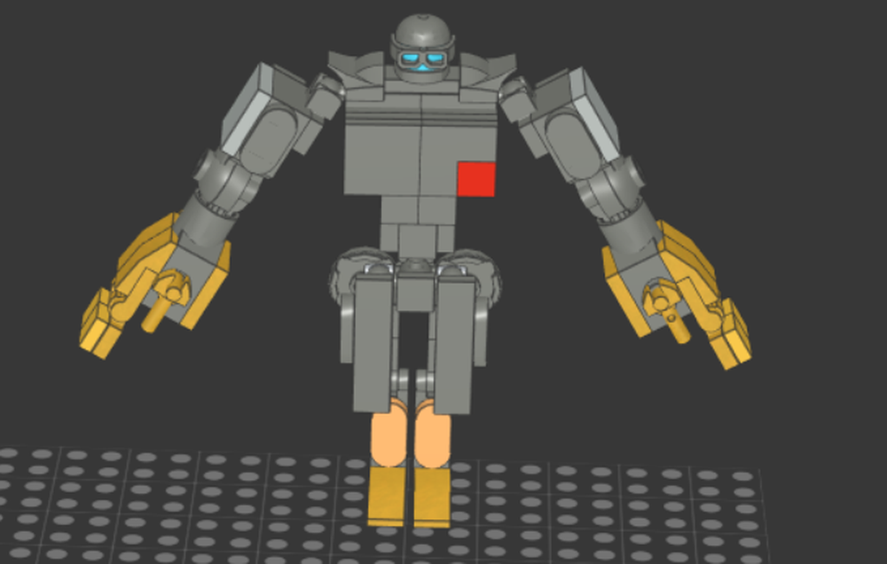 LEGO MOC-250336 reel steel v2 by peetness | Rebrickable - Build with LEGO