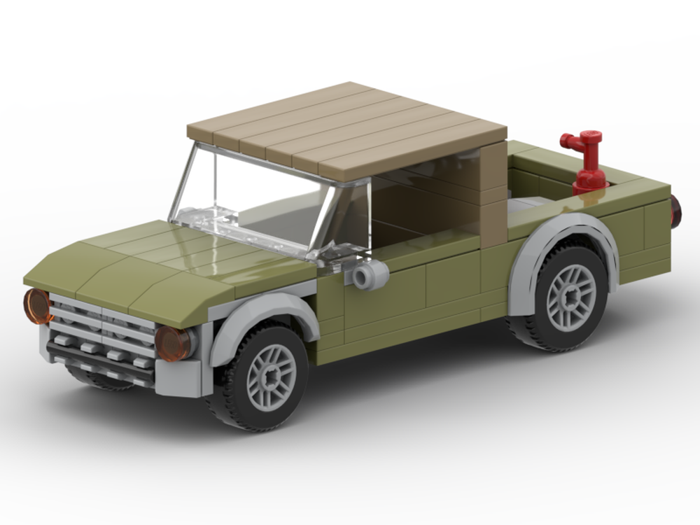 LEGO MOC military pickup truck by Bricktherory | Rebrickable - Build ...