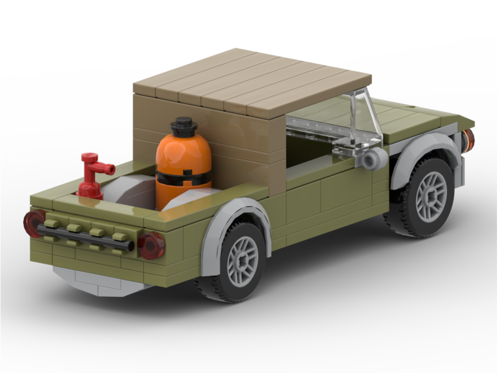 LEGO MOC military pickup truck by Bricktherory | Rebrickable - Build ...