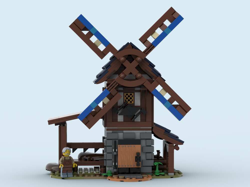 LEGO MOC-250370 Medieval Sawmill by NicholasBrickolas | Rebrickable ...