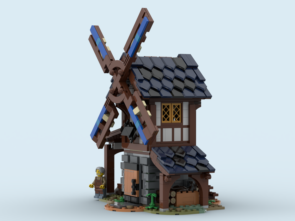 LEGO MOC-250370 Medieval Sawmill by NicholasBrickolas | Rebrickable ...