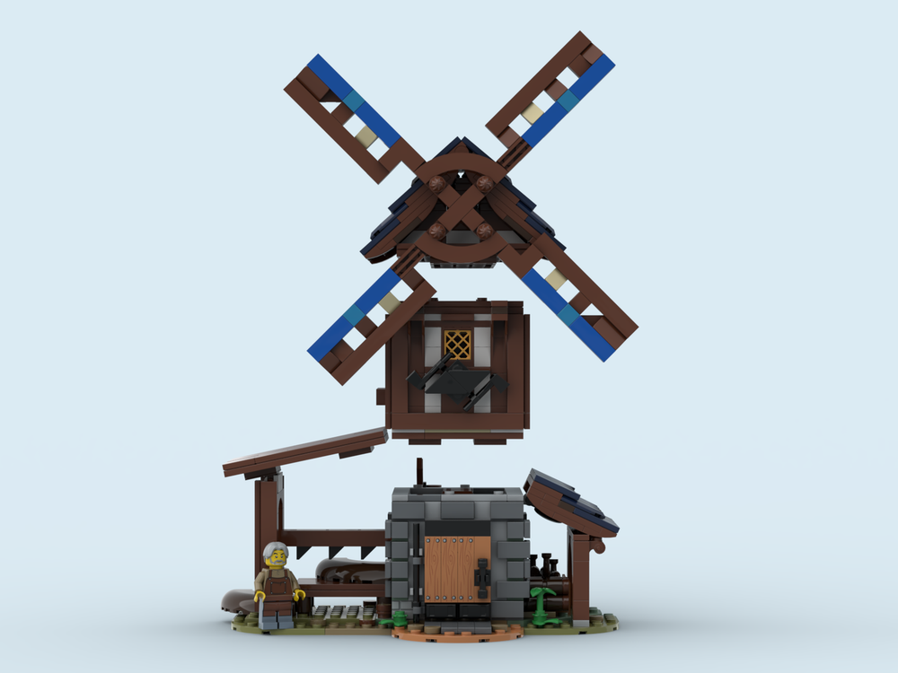 LEGO MOC-250370 Medieval Sawmill by NicholasBrickolas | Rebrickable ...