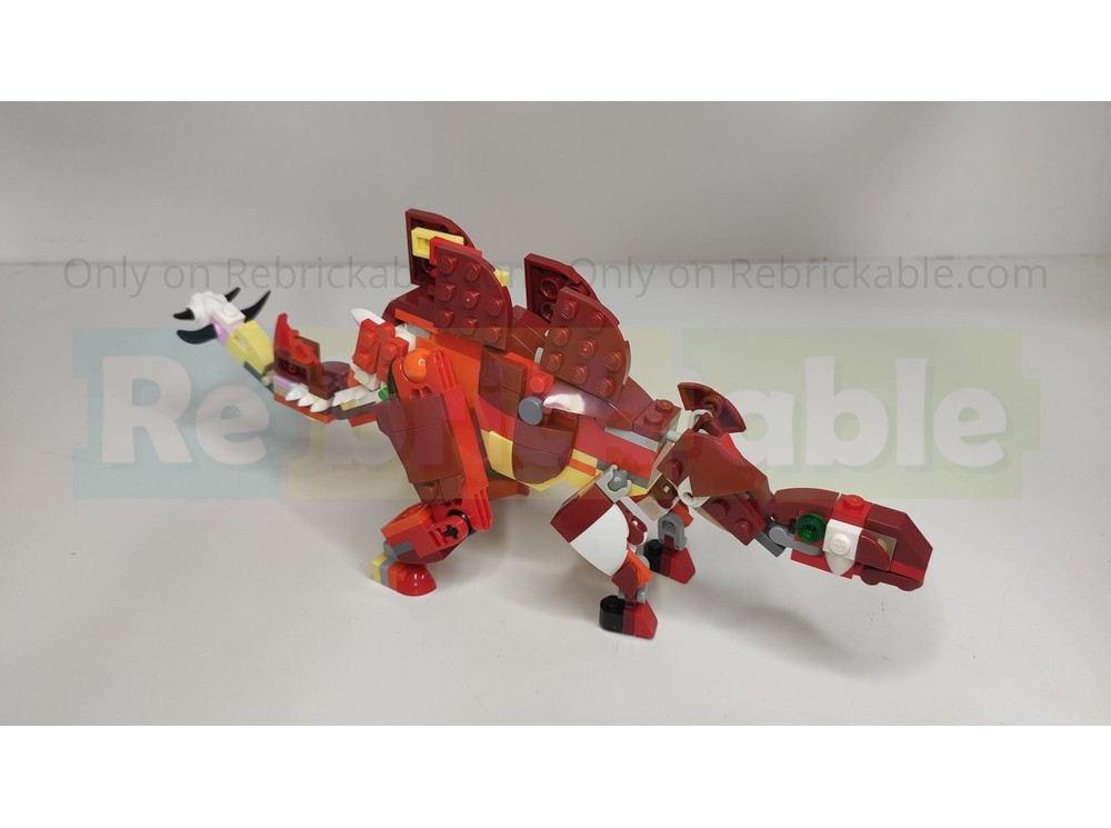 LEGO MOC-250378 31379 Stegosaurus! by LegoBuildo | Rebrickable - Build ...