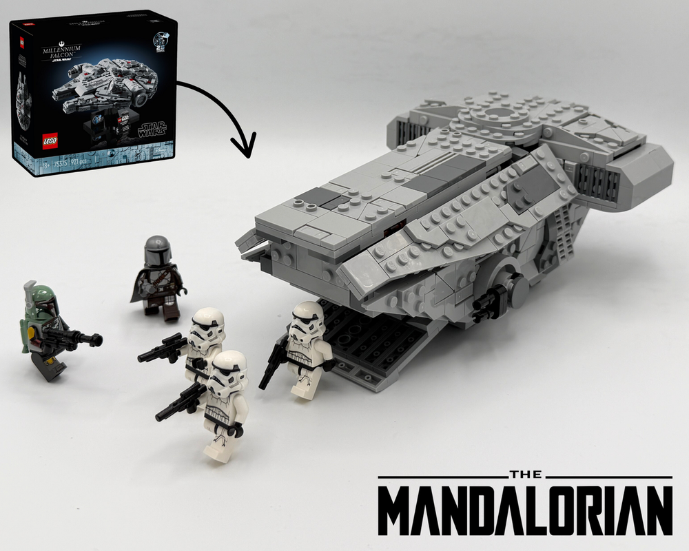LEGO MOC-250392 Imperial Dropship from The Mandalorian (75375 Alternate ...