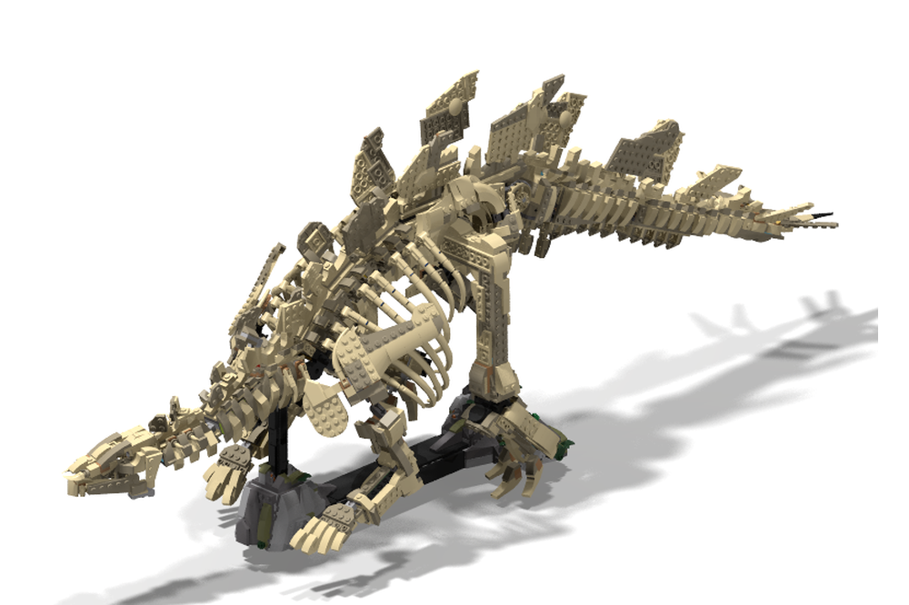 LEGO MOC-250536 Stegosaurus Fossil (76968 Alternative) by YanX1 ...