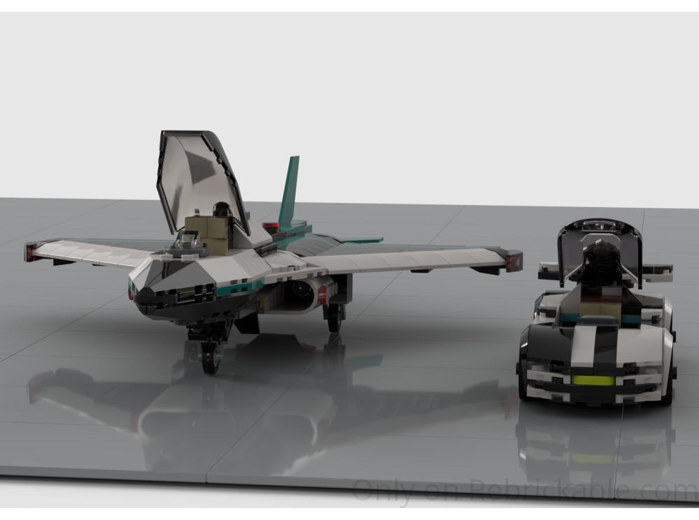 LEGO MOC-250624 60489 MOC (Jet & Sports Car) by CarNeyes | Rebrickable ...