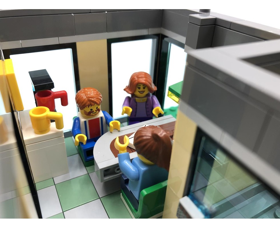 LEGO MOC City Bank branch by TwoStepsAhead | Rebrickable - Build with LEGO