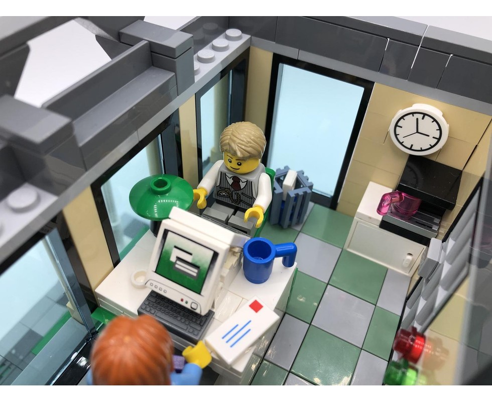 LEGO MOC City Bank branch by TwoStepsAhead | Rebrickable - Build with LEGO