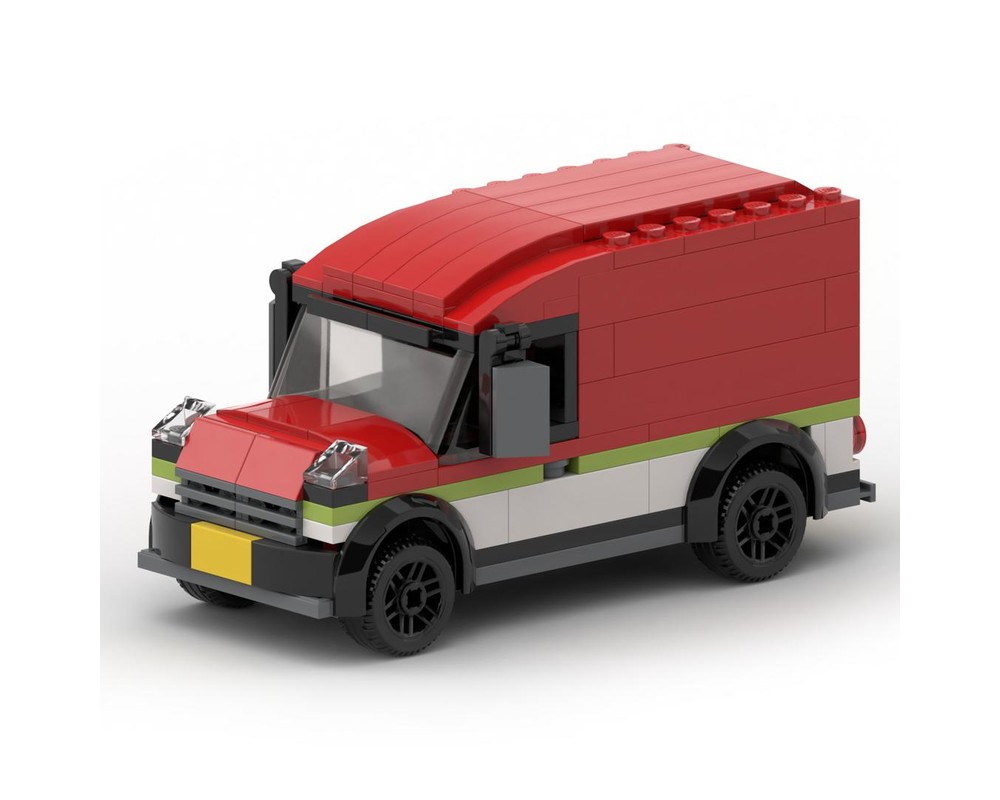 LEGO MOC City delivery van by Keep On Bricking | Rebrickable - Build ...