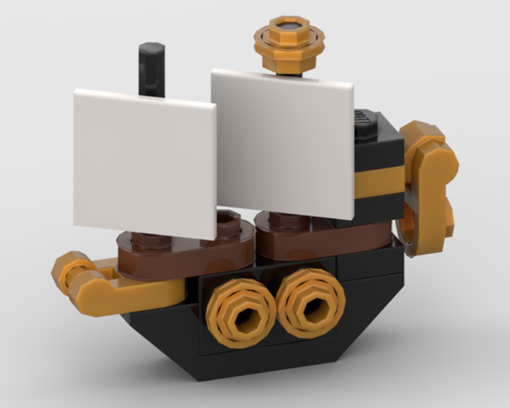 LEGO MOC-250663 Miniature Pirateship by Hoschi2000 | Rebrickable ...