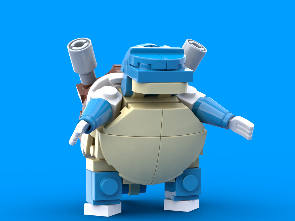 LEGO MOC-250707 Blastoise by Sire_Mew | Rebrickable - Build with LEGO