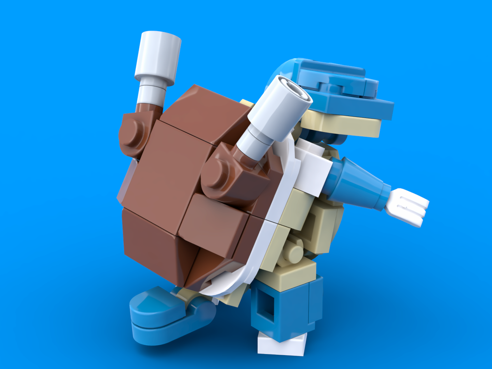 LEGO MOC-250707 Blastoise by Sire_Mew | Rebrickable - Build with LEGO