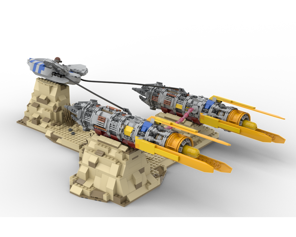 LEGO MOC-250711 Anakin’s Podracer - Tatooine Display by bombobricks ...