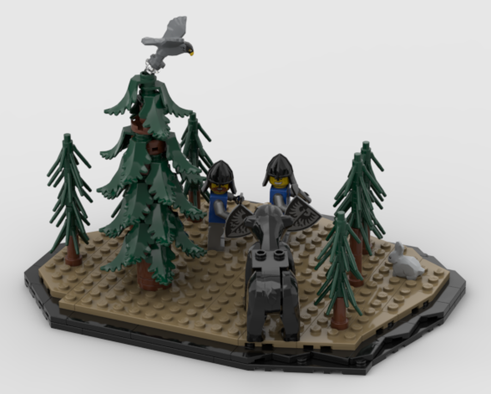 LEGO MOC Bear Attack by CrazyBrick123 | Rebrickable - Build with LEGO