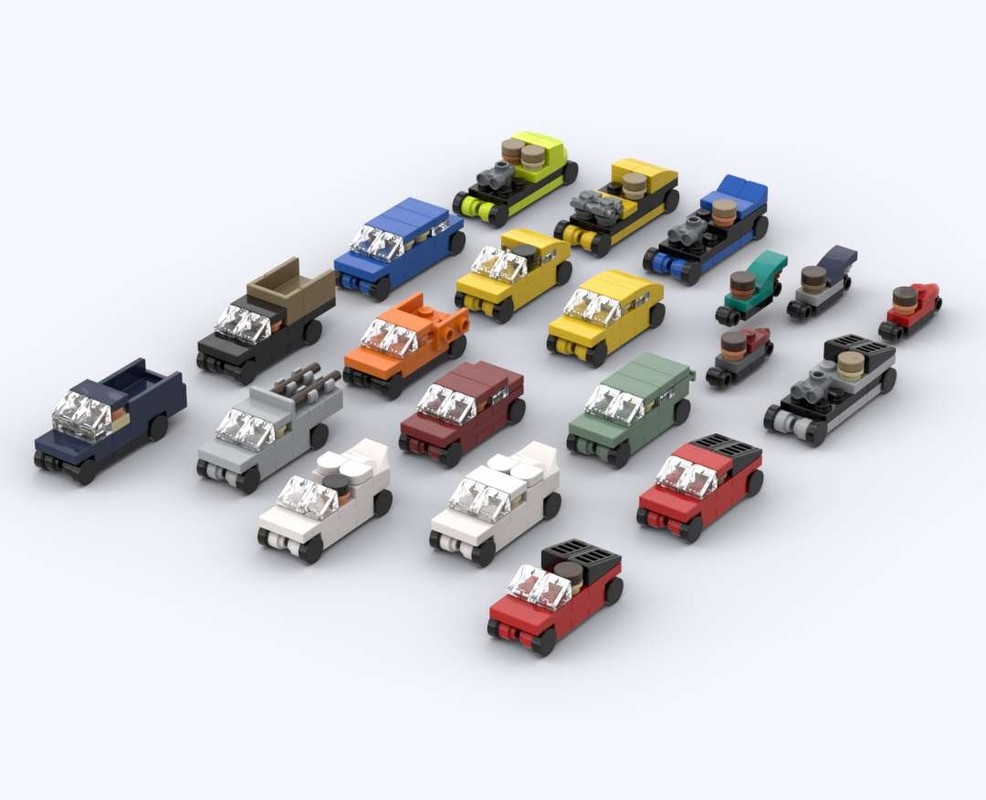 LEGO MOC MMCS - Mini Cars & Motorcycles Vehicle Pack by SB-22 Designs ...