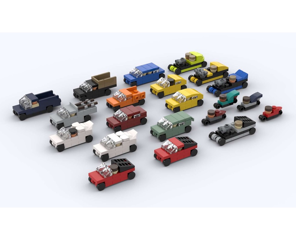 LEGO MOC-250777 MMCS - Mini Cars & Motorcycles Vehicle Pack by SB-22 ...