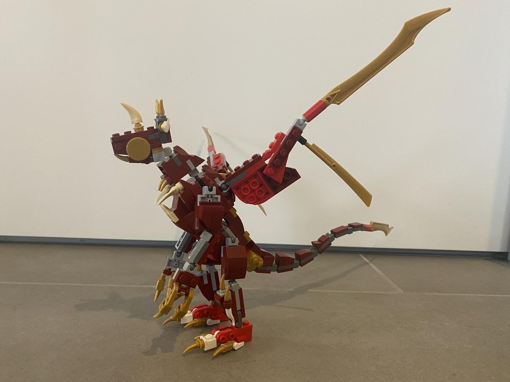 LEGO MOC-250788 MonsterVerse fan build: Gilded Destoroyah (theoretical ...