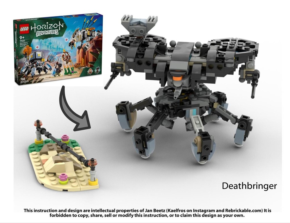 LEGO MOC-250789 Horizon Deathbringer 77037 Alternate by Kaelfros ...