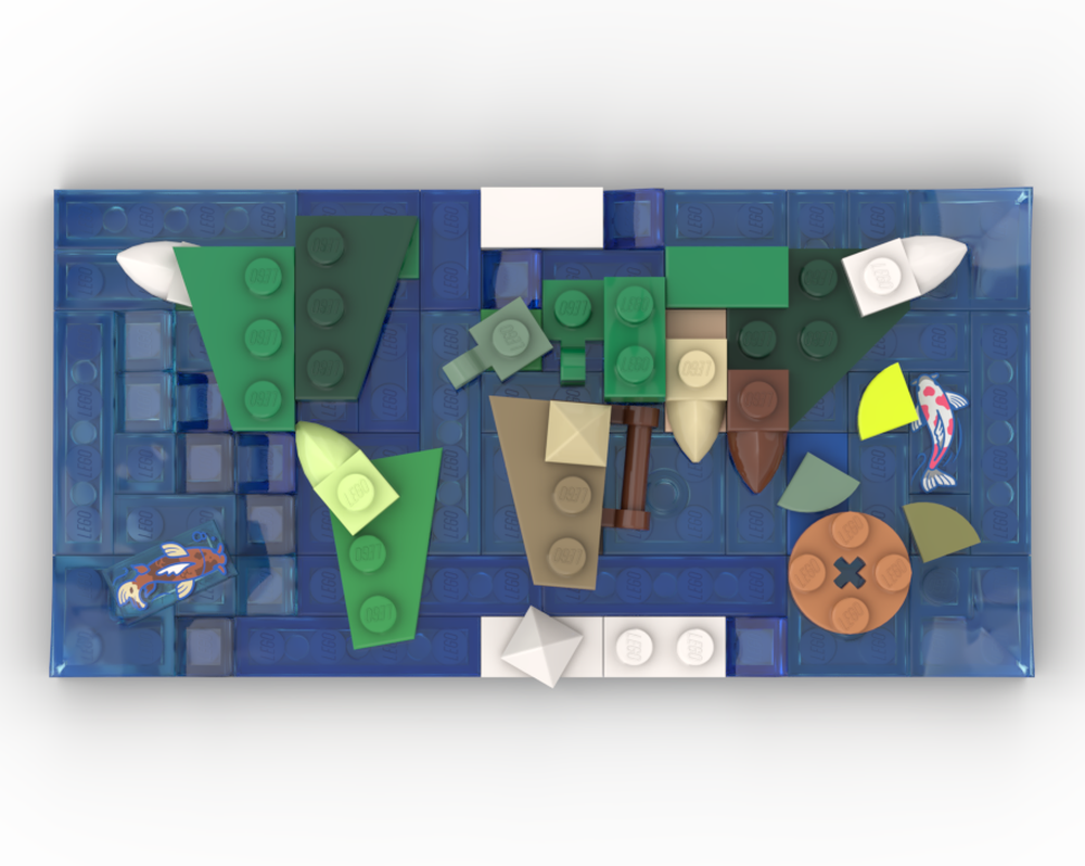 LEGO MOC-250795 World Map – Micro Scale by kundelich | Rebrickable ...