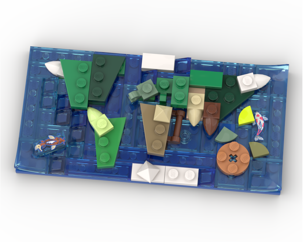 LEGO MOC-250795 World Map – Micro Scale by kundelich | Rebrickable ...