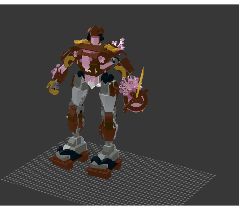 LEGO MOC-250805 Cherry Blossom Mech by Shrek2000 | Rebrickable - Build ...