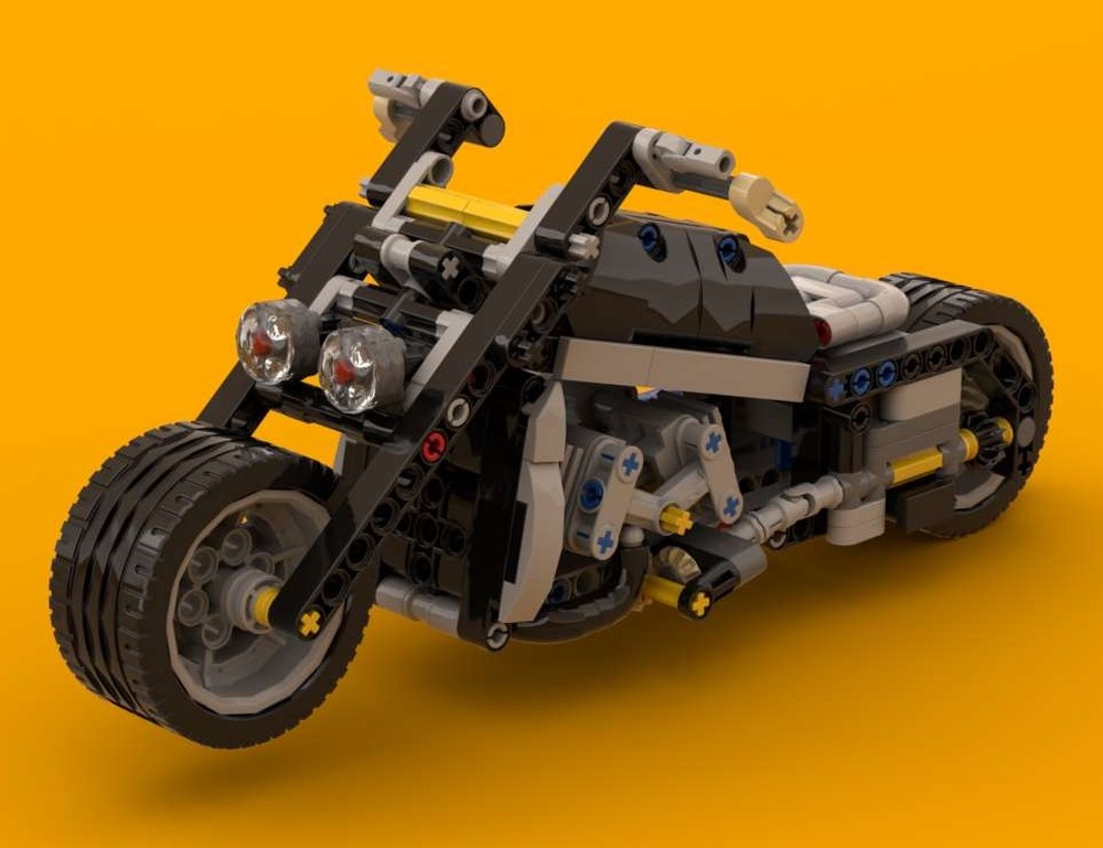 LEGO MOC 42111 Chopper Bike by stephane85 | Rebrickable - Build with LEGO