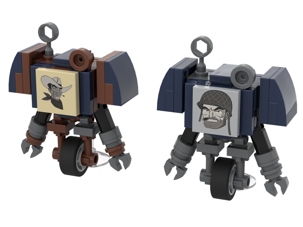 LEGO MOC Minifig-Scale Fallout Robots by Bricktron91 | Rebrickable ...