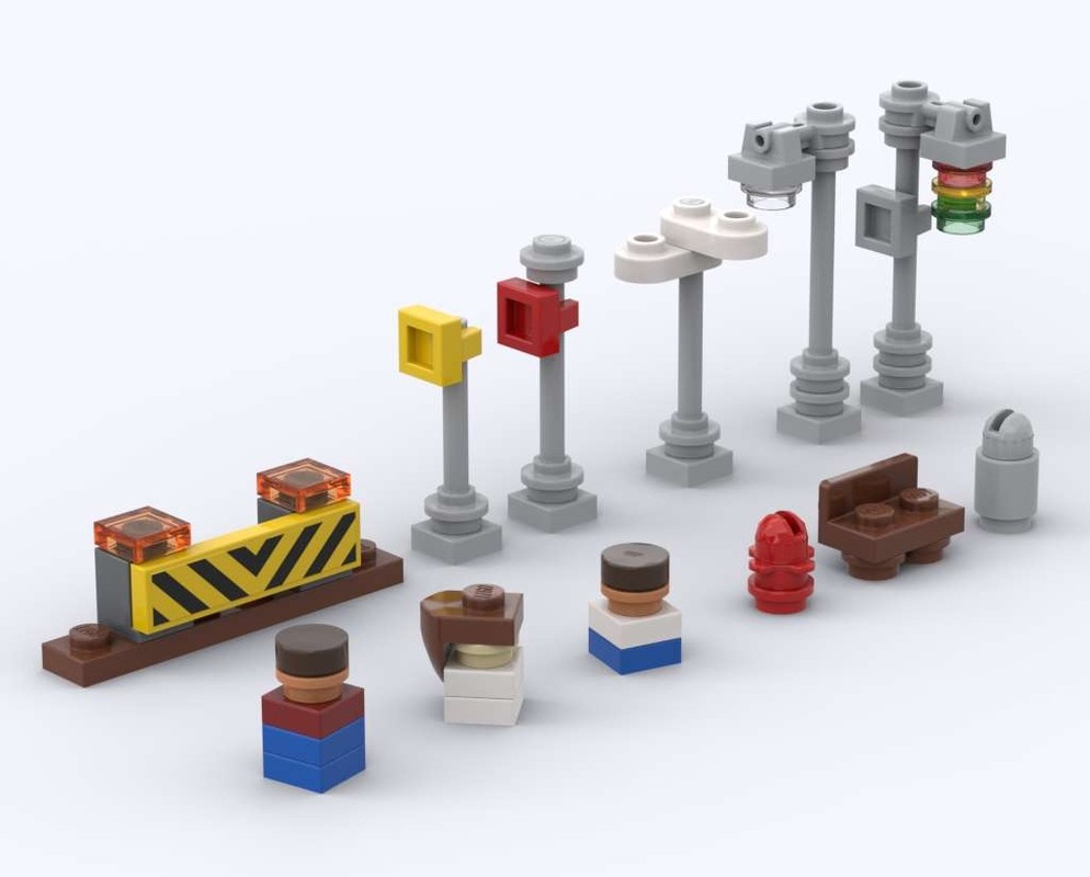 LEGO MOC-250902 MMCS - City Street Accessories Pack by SB-22 Designs ...