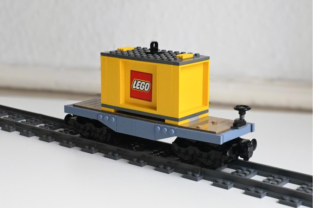 LEGO MOC-250918 American style flatcar wagon by Sebulba56 | Rebrickable ...