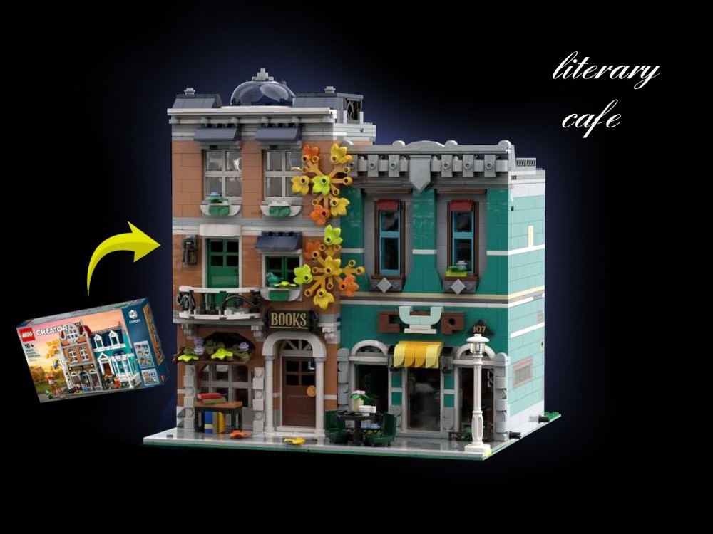 LEGO MOC-251000 Literary Café ( 10270 alt ) by Jerry182 | Rebrickable ...
