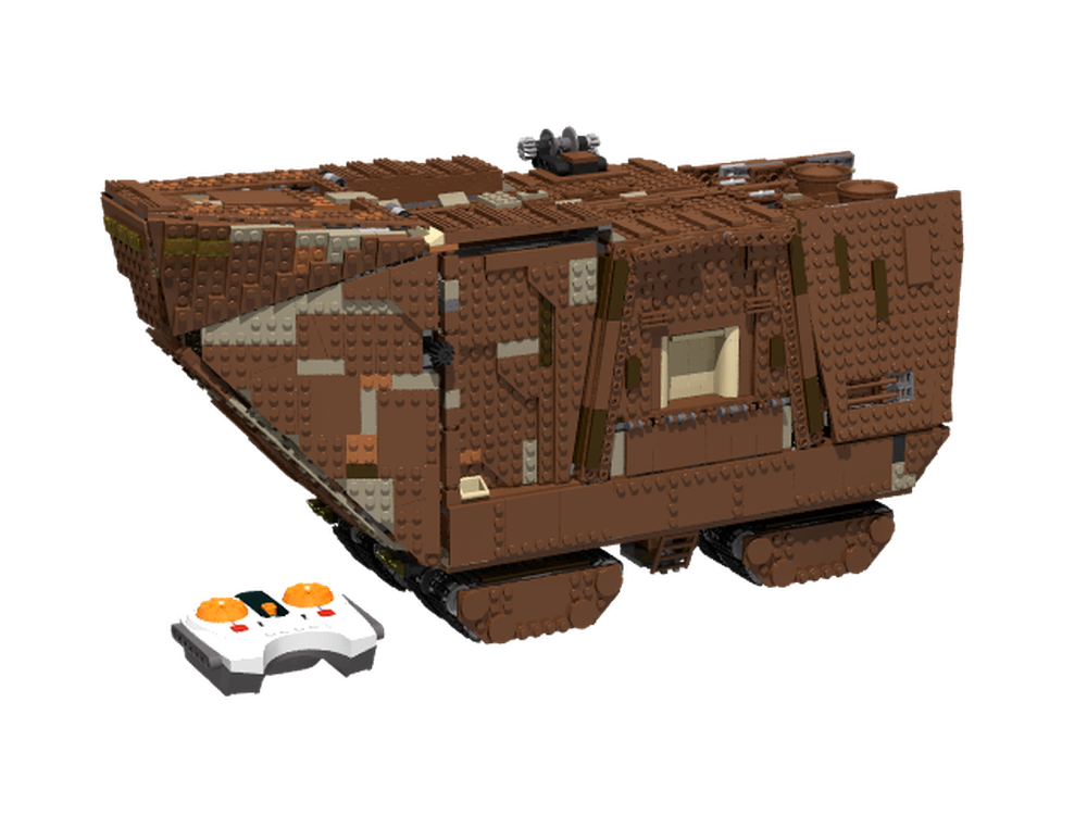 LEGO MOC-251027 Sandcrawler motorized by Benoit72 | Rebrickable - Build ...