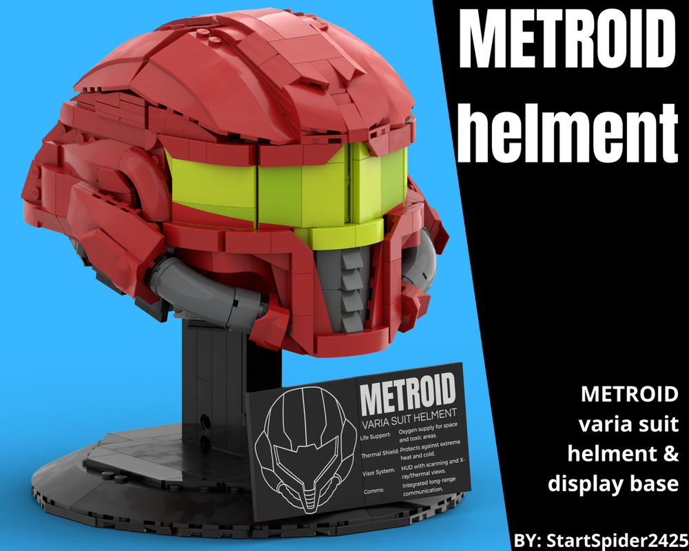 LEGO MOC-251036 METROID helment by StartSpider 2425 | Rebrickable ...