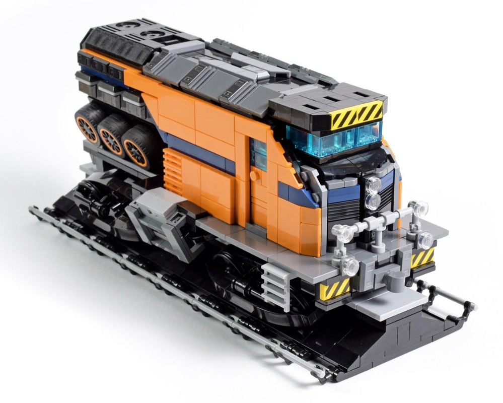 LEGO MOC-251113 Satisfactory Electric Locomotive by aido_k ...