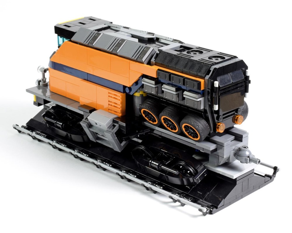 LEGO MOC Satisfactory Electric Locomotive by aido_k | Rebrickable ...