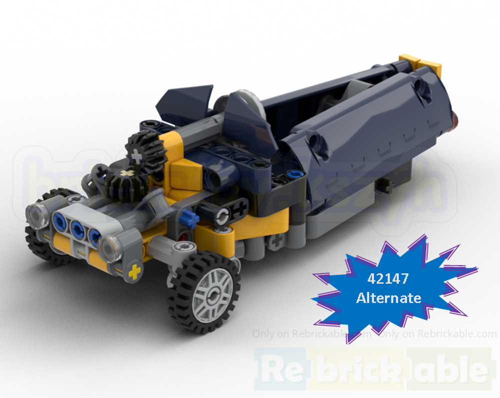 LEGO MOC-251118 Morgan Three Wheeler (42147 Dump Truck Alternate) by ...