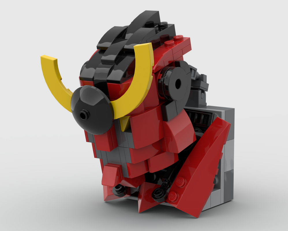 LEGO MOC Gurren Lagann Character Fridge Magnet by brick_squirrel ...