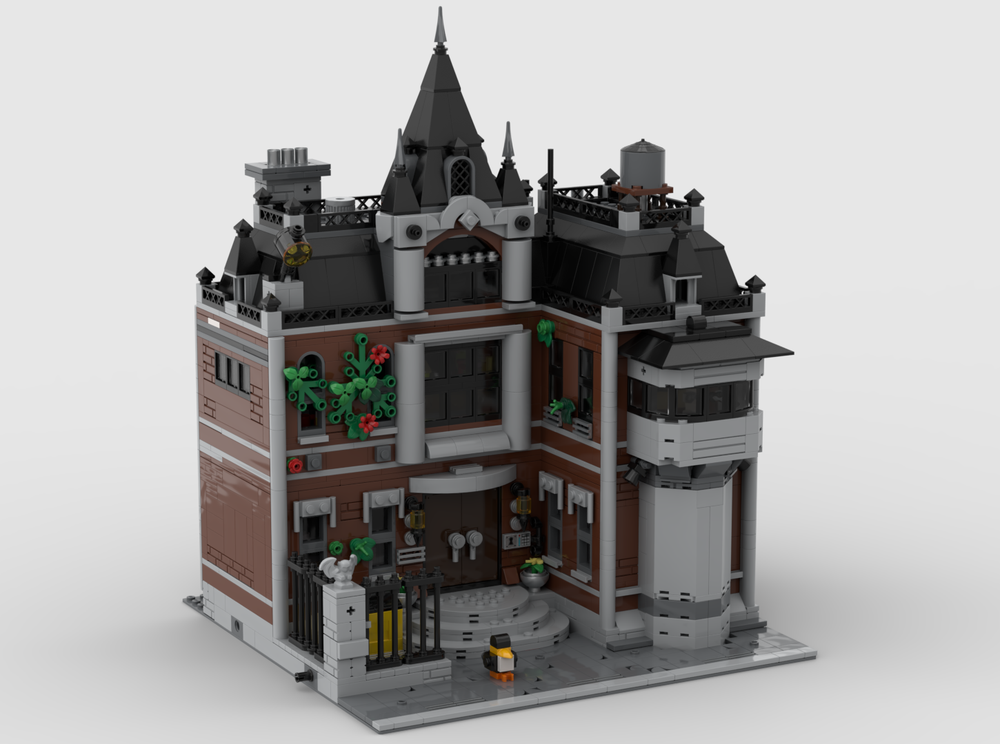 LEGO MOC-251149 Paranoid Scientist's Hideout (Arkham Asylum Alternative ...
