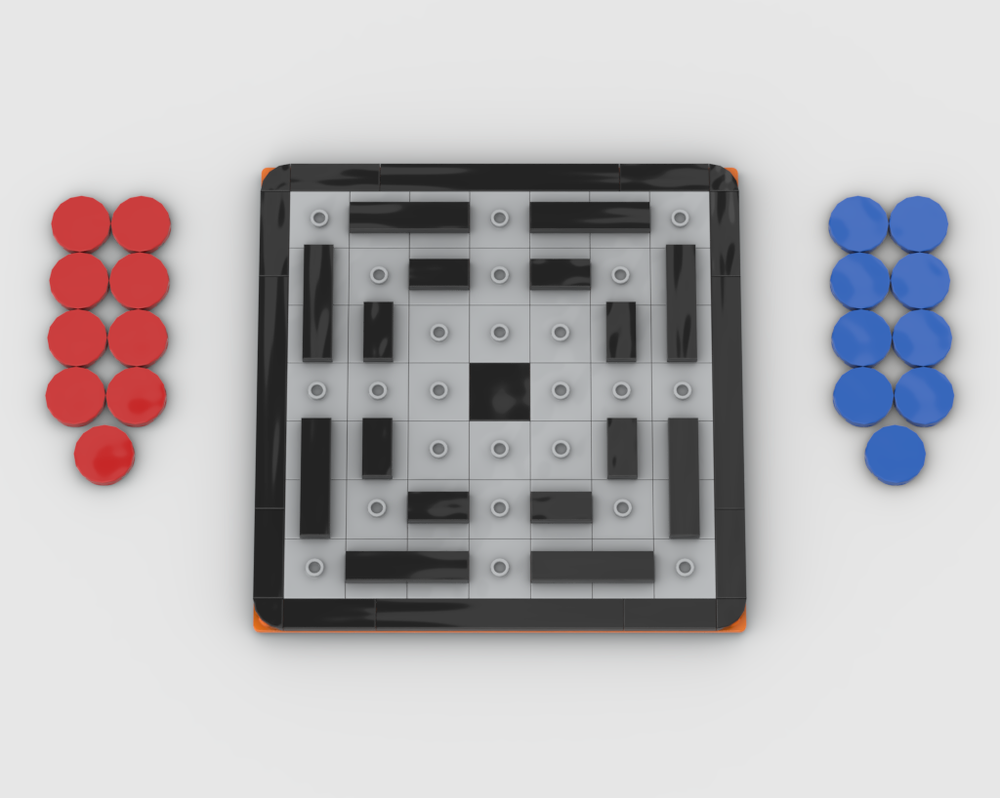 LEGO MOC-251155 Nine Men's Morris by JaimeDFG | Rebrickable - Build ...