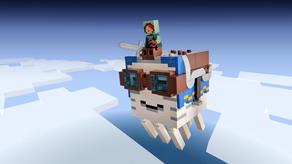 LEGO MOC The Happy Ghast by EDGE OF BRICKS | Rebrickable - Build with LEGO