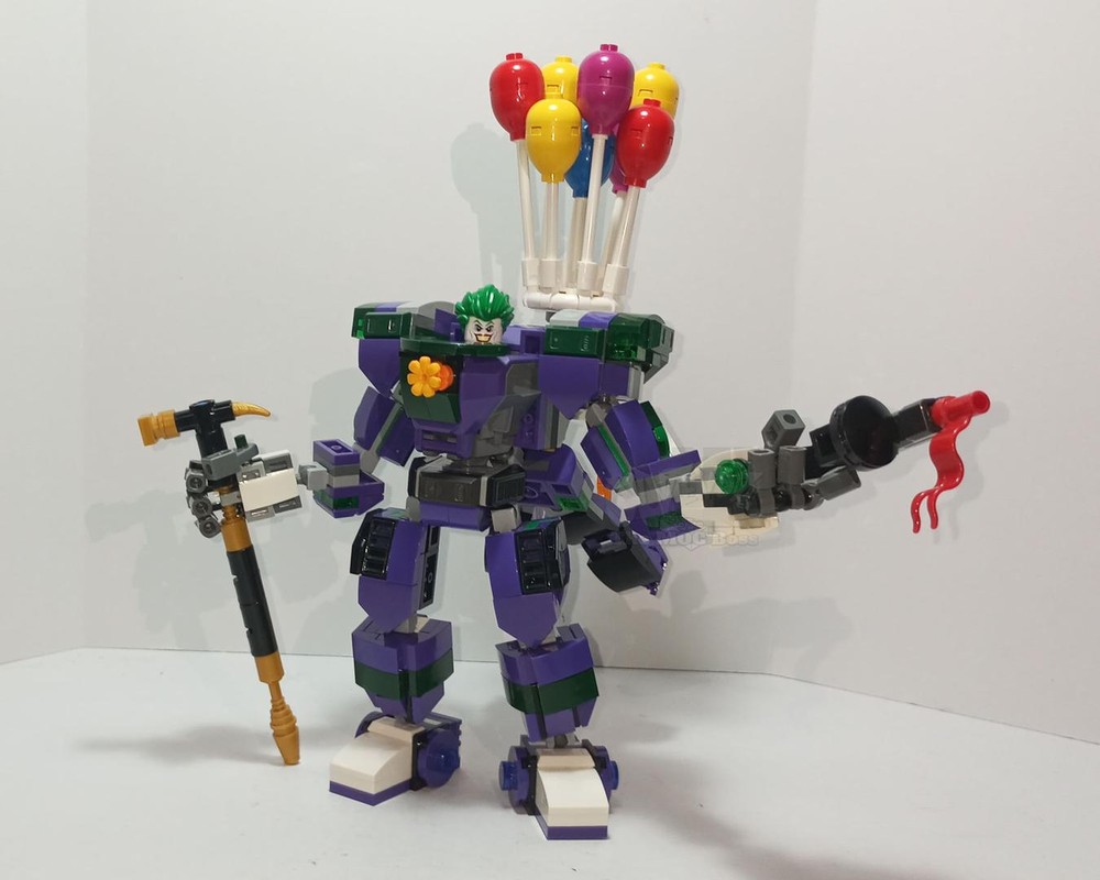 LEGO MOC-251160 The Joker Mech Armor by Vintend0 | Rebrickable - Build ...