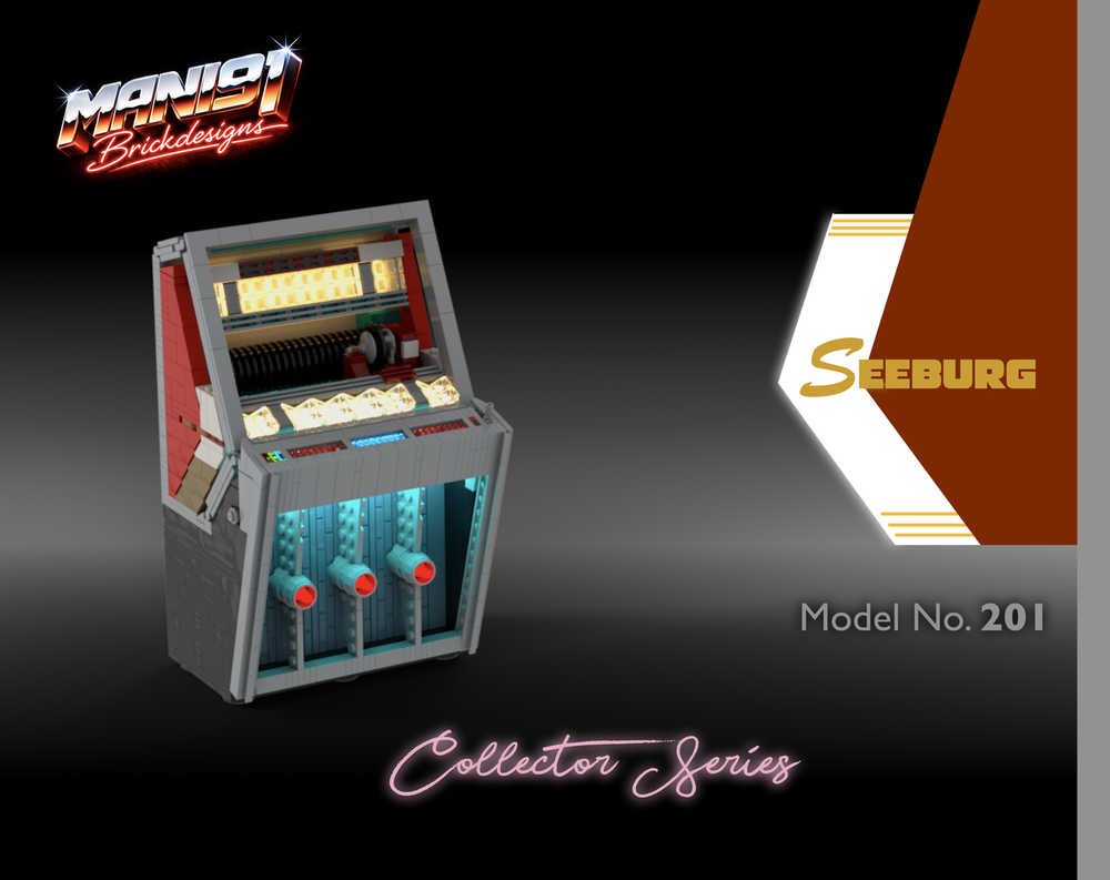 LEGO MOC-251168 Seeburg 201 Jukebox by Mani91 | Rebrickable - Build ...