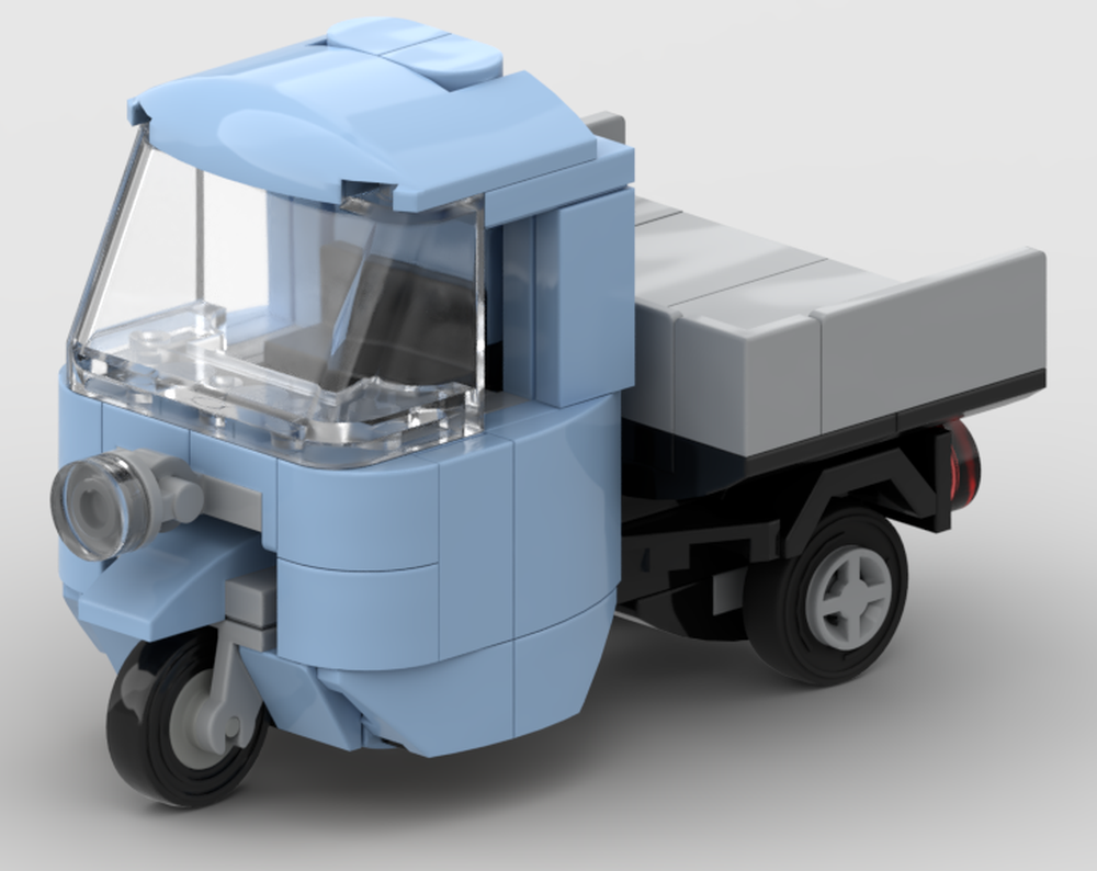 LEGO MOC Piaggio Ape 50 PickUp by SeventySix | Rebrickable - Build with ...