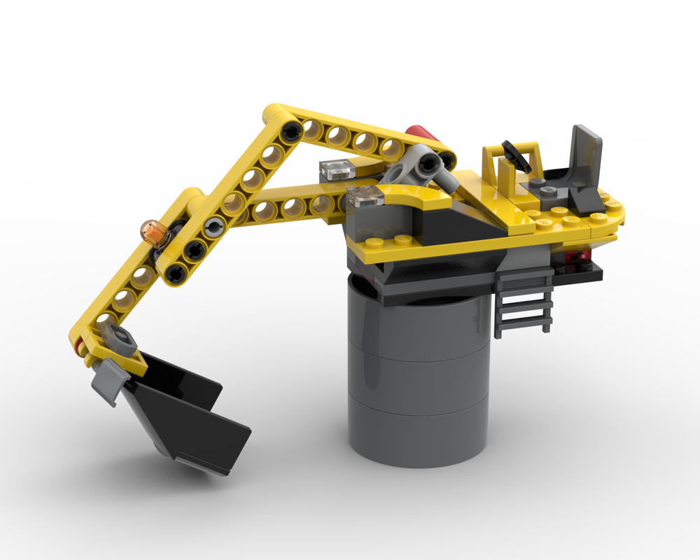 LEGO MOC-251248 60401 Stationary Tower Excavator by jorah | Rebrickable ...