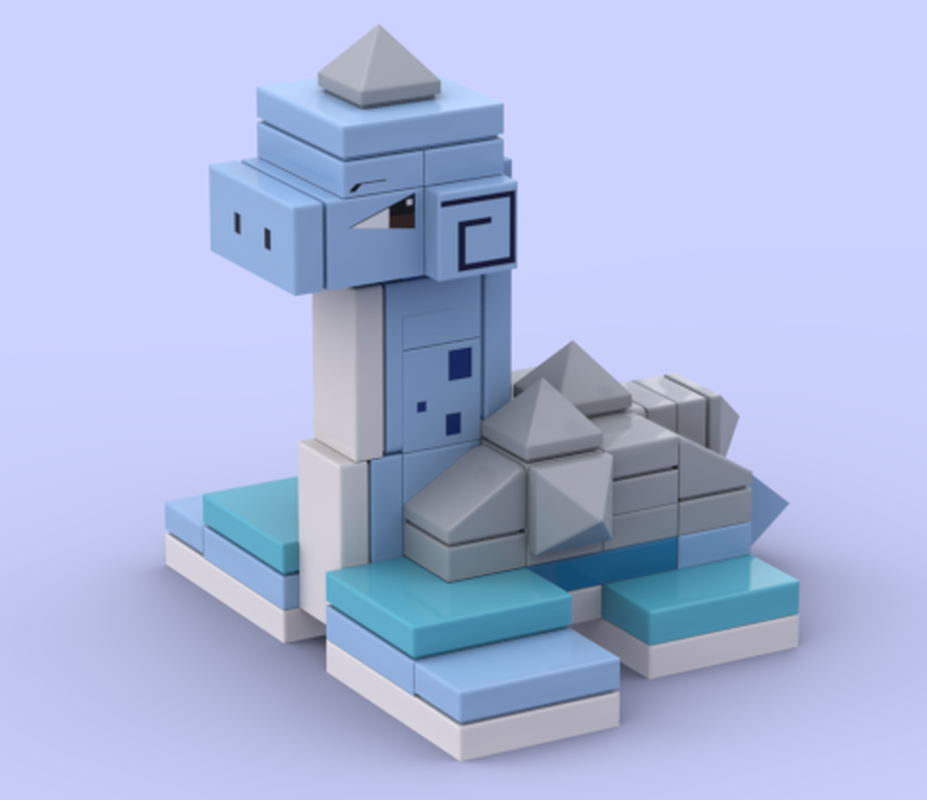 LEGO MOC-251325 Lapras -Lokhlass by LEeetsGO | Rebrickable - Build with ...
